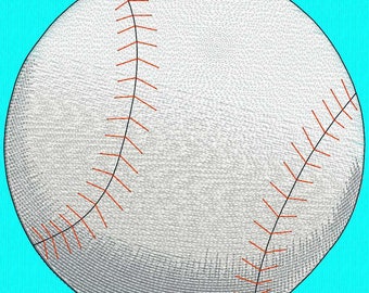 Baseball Embroidery Machine Design - Etsy