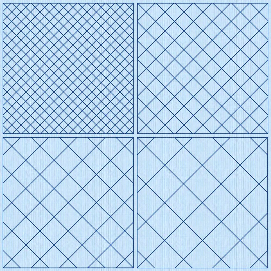 Quilt Block Set 16 Crosshatch Filled Machine Embroidery Designs 4", 5 ...