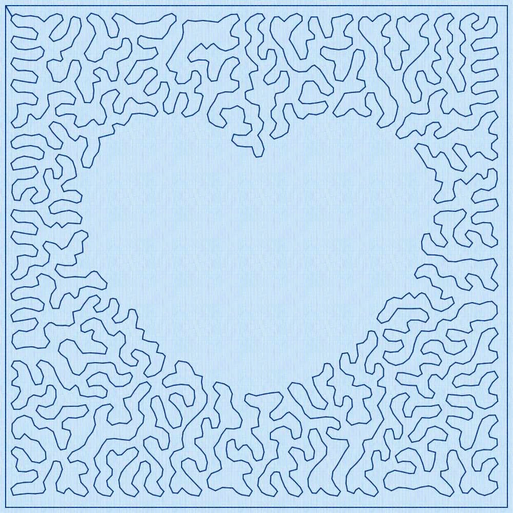 Combination Pack 1 Stippling Machine Embroidery Designs 4, 5, 6, 7, 8 ...