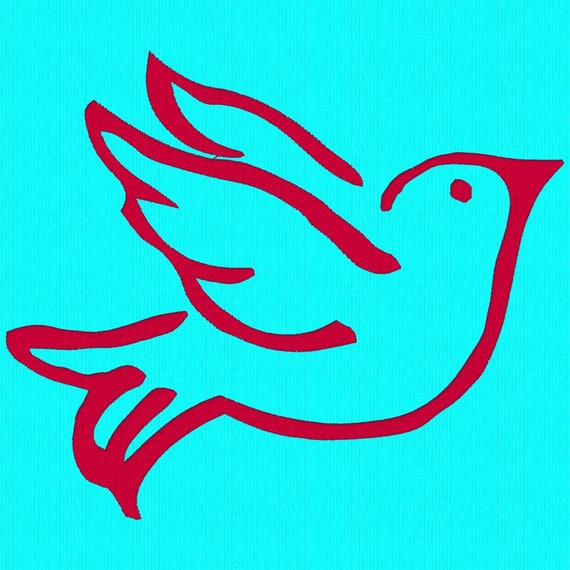 Bird 10 Redwork Machine Embroidery Design in 7 Sizes and 12 - Etsy