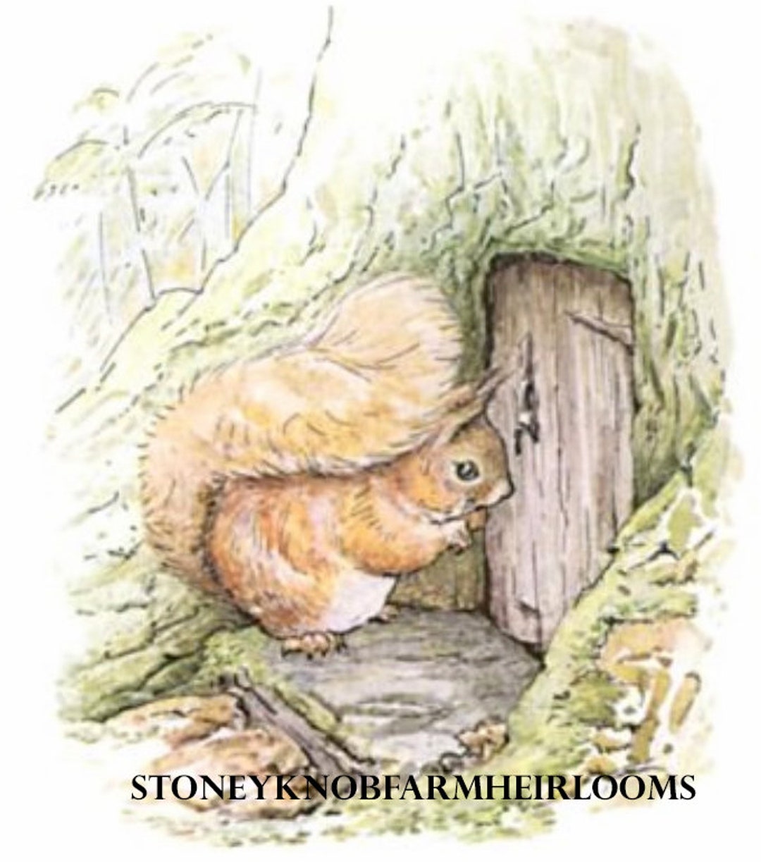 Squirrel Nutkin 3 ~ Beatrix Potter ~ DIY 2 Cross Stitch Patterns ...