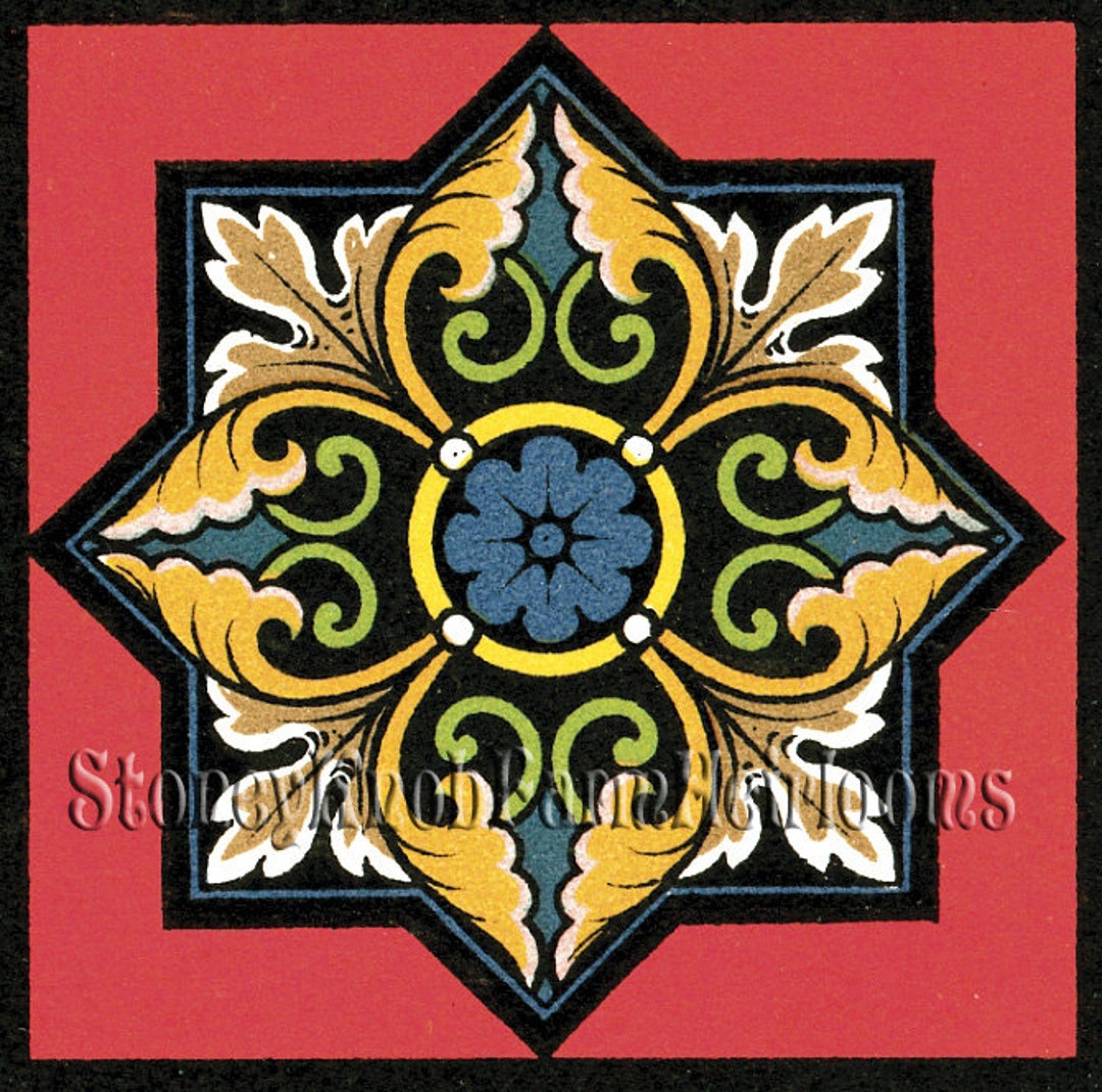 Medieval Design 3 ~ Middle Ages Art Pattern ~DIY 2 Cross Stitch ...