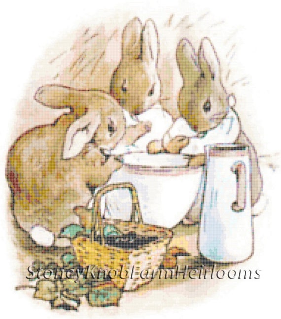 Tale of Peter Rabbit 34 flopsy Mopsy Cotton-tail Beatrix - Etsy