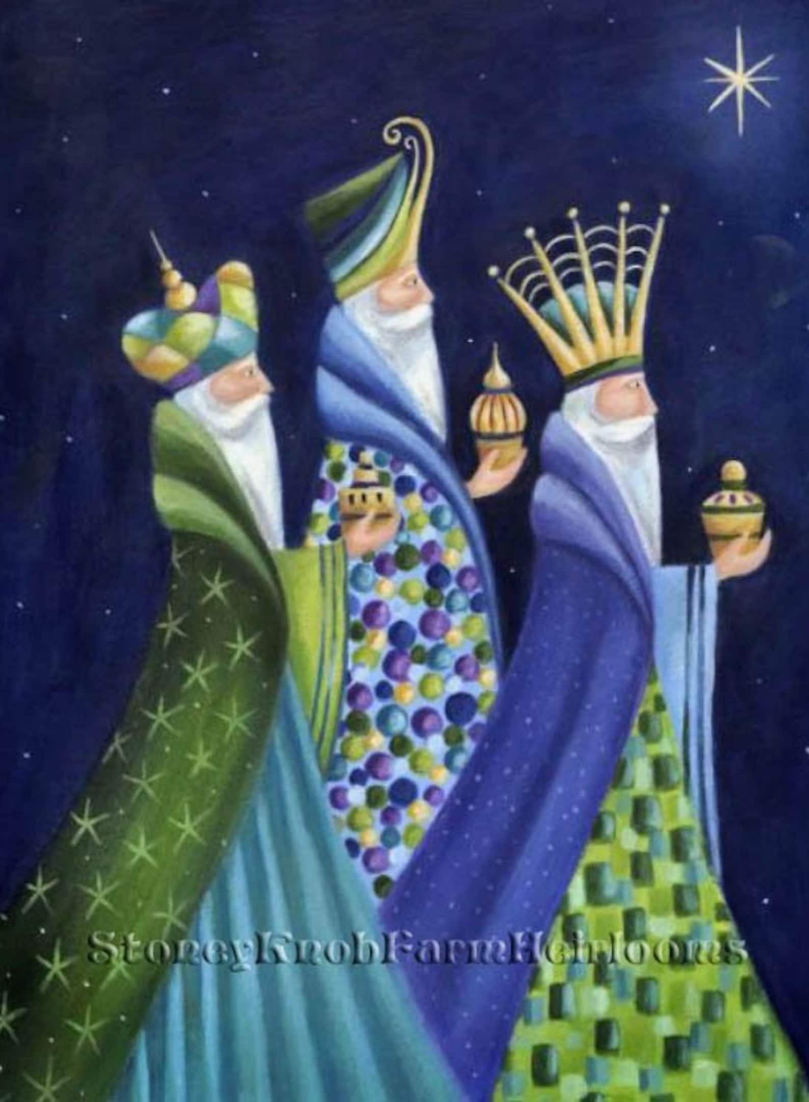 Three Wise Men Christmas Spiritual Religious Jesus DIY - Etsy