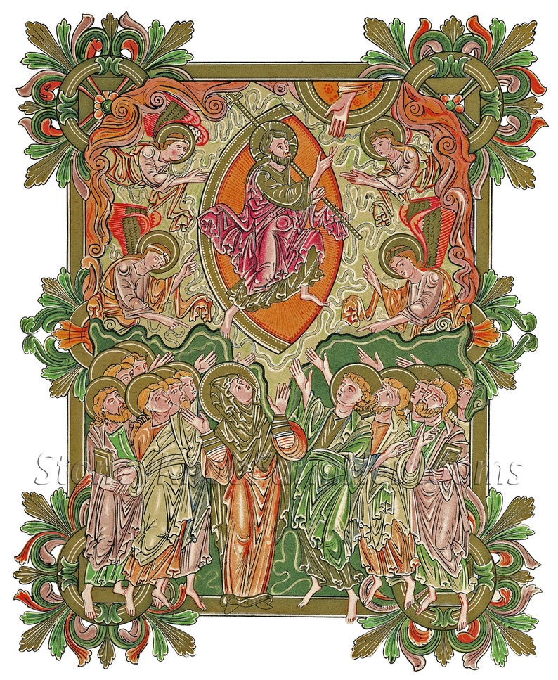 Celtic Medieval Art Design ~ Book of Kells, Spiritual ~ DIY 2 Cross ...