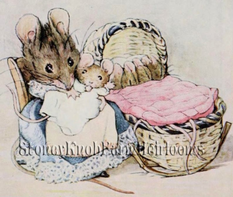 Tale of Two Bad Mice 1 ~ Hunca Munca, Baby Mice ~ Beatrix Potter ~ DIY ...