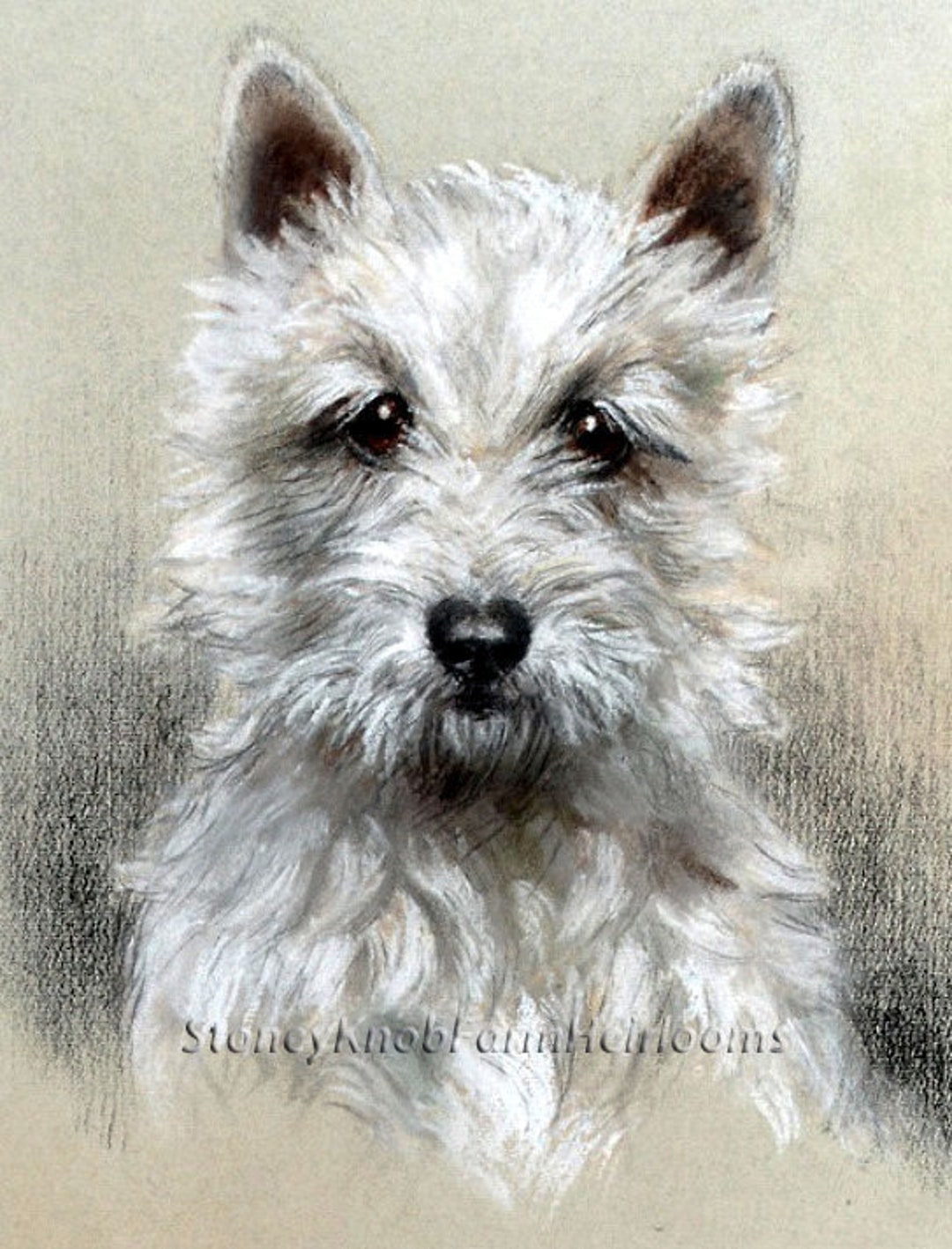 West Highland White Terrier ~ Westie ~ Dogs ~ Maud Earl ~ DIY 2 Cross ...