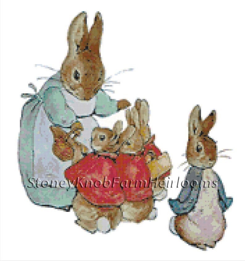 Tale of Peter Rabbit 3 ~flopsy, Mopsy, Cotton-tail ~ Beatrix Potter ...