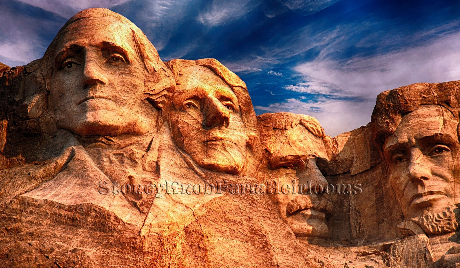Mount Rushmore ~ Landscapes ~ DIY 2 Cross Stitch Patterns ~ One in ...