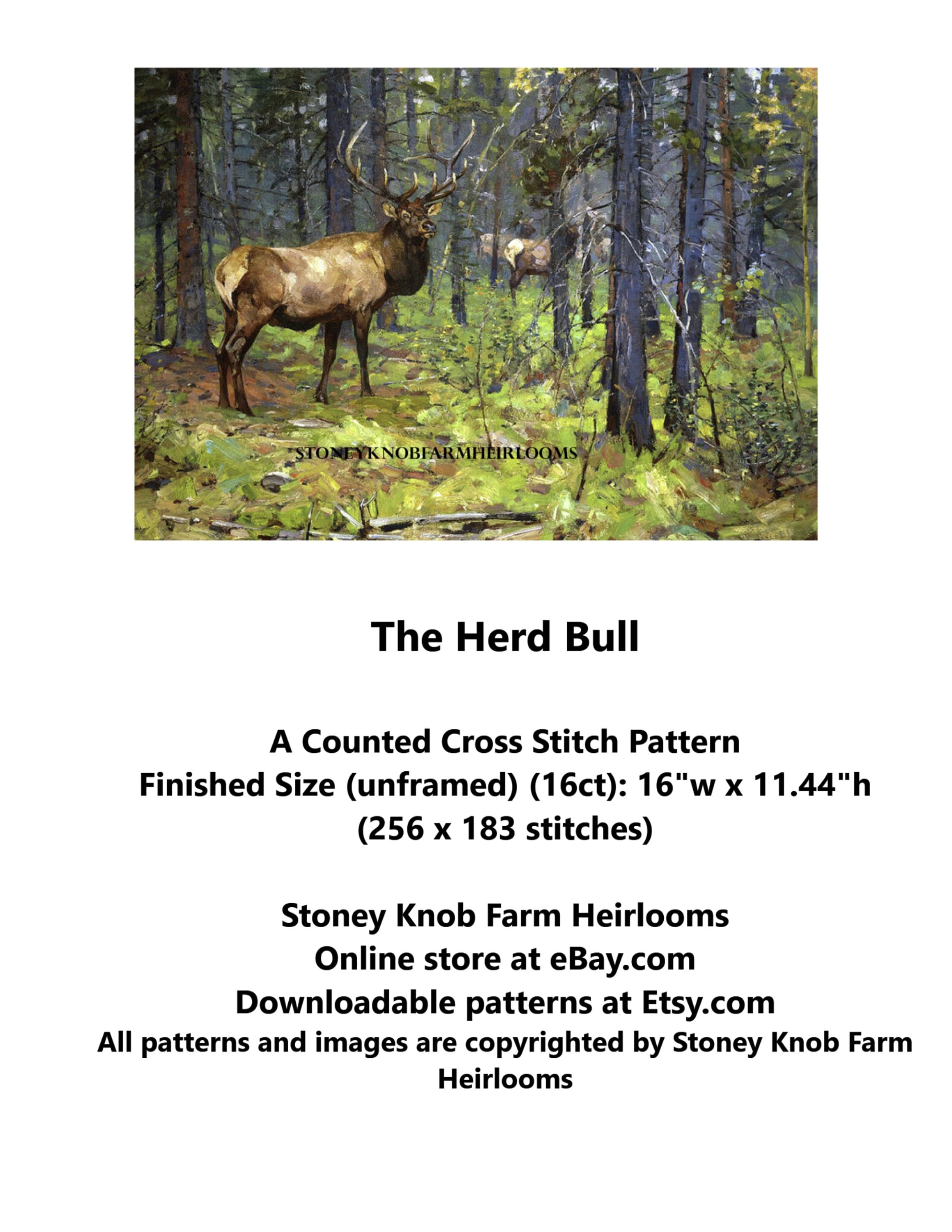 The Herd Bull Elk Animals Nature Carl Rungius DIY 2 | Etsy