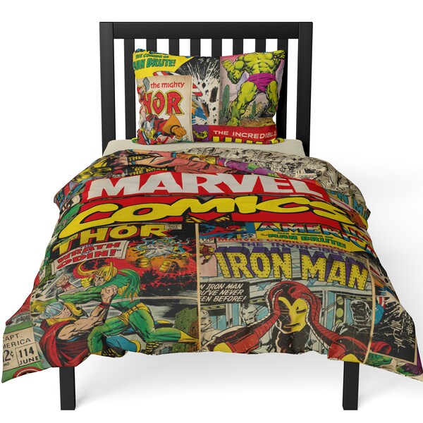 Superhero Bedding - Etsy UK