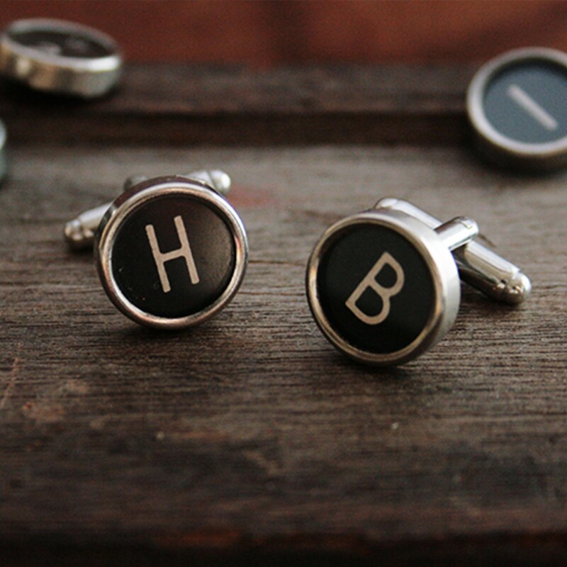 Letter Cufflinks - Etsy