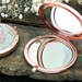Rose Gold Compact Mirror Personalized With Map Bridesmaid Gift - Etsy