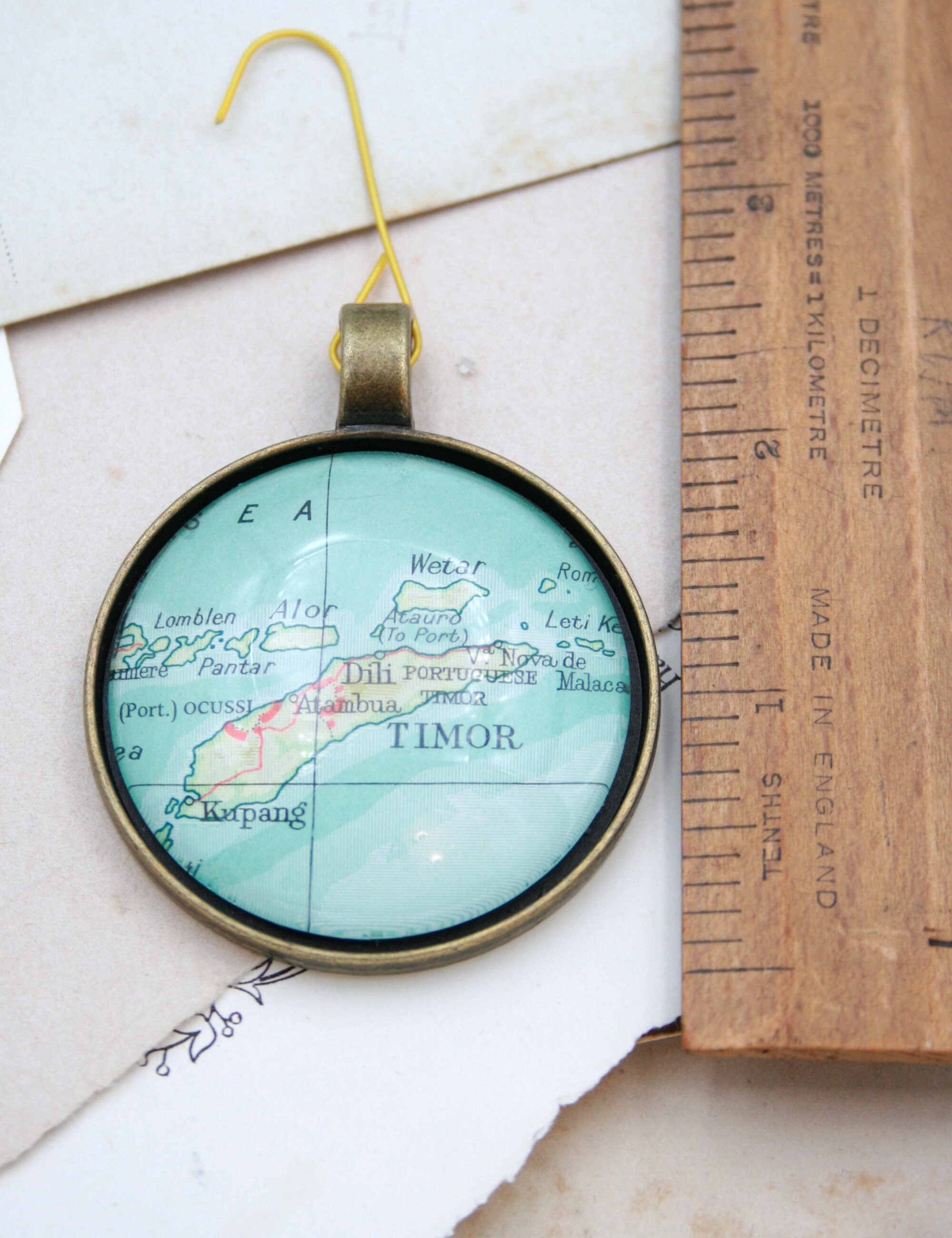 Personalized Christmas Tree Decor With Custom Map Location - Etsy UK