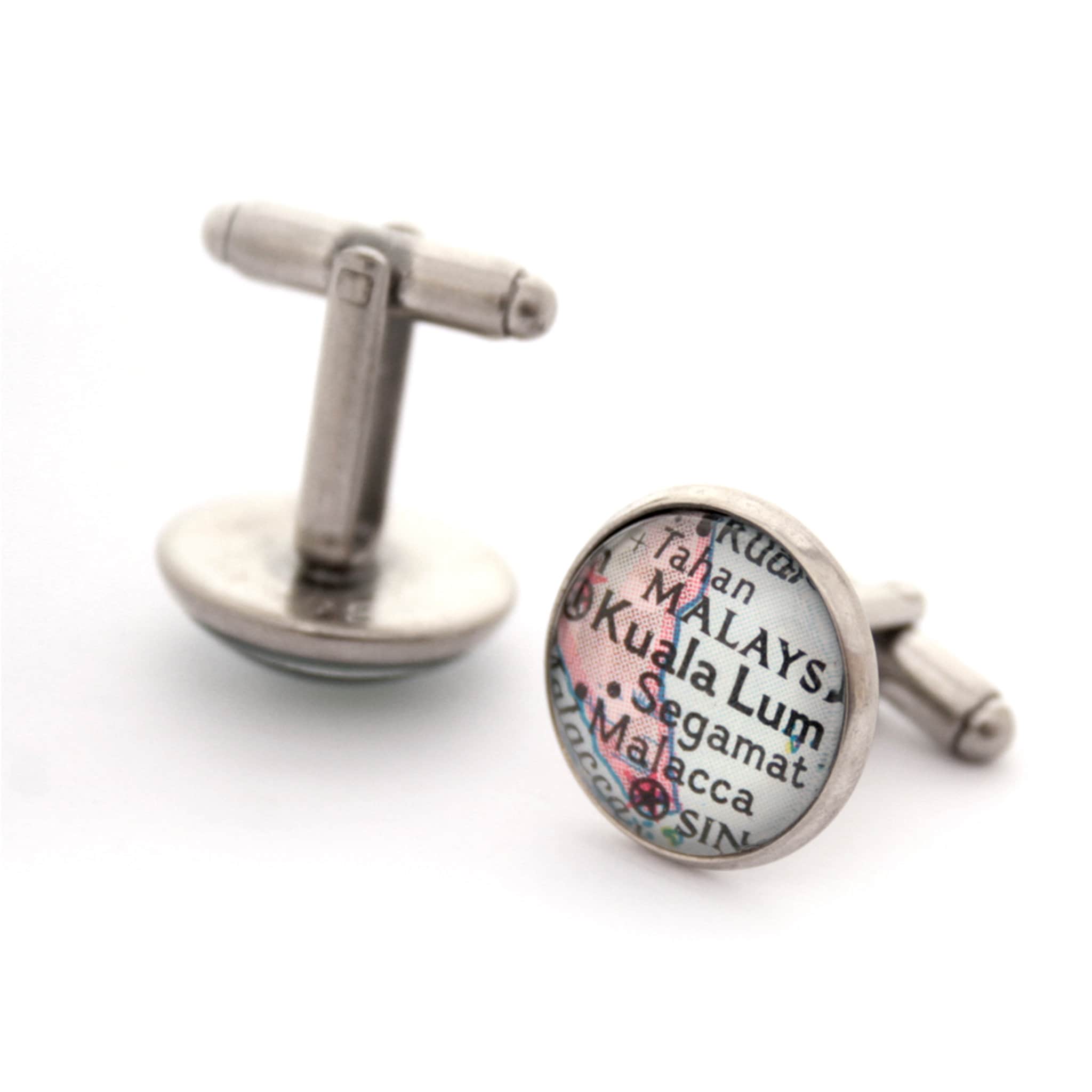 Custom Cufflinks Vintage Map Personalized Cuff Links, Old Map Mens ...