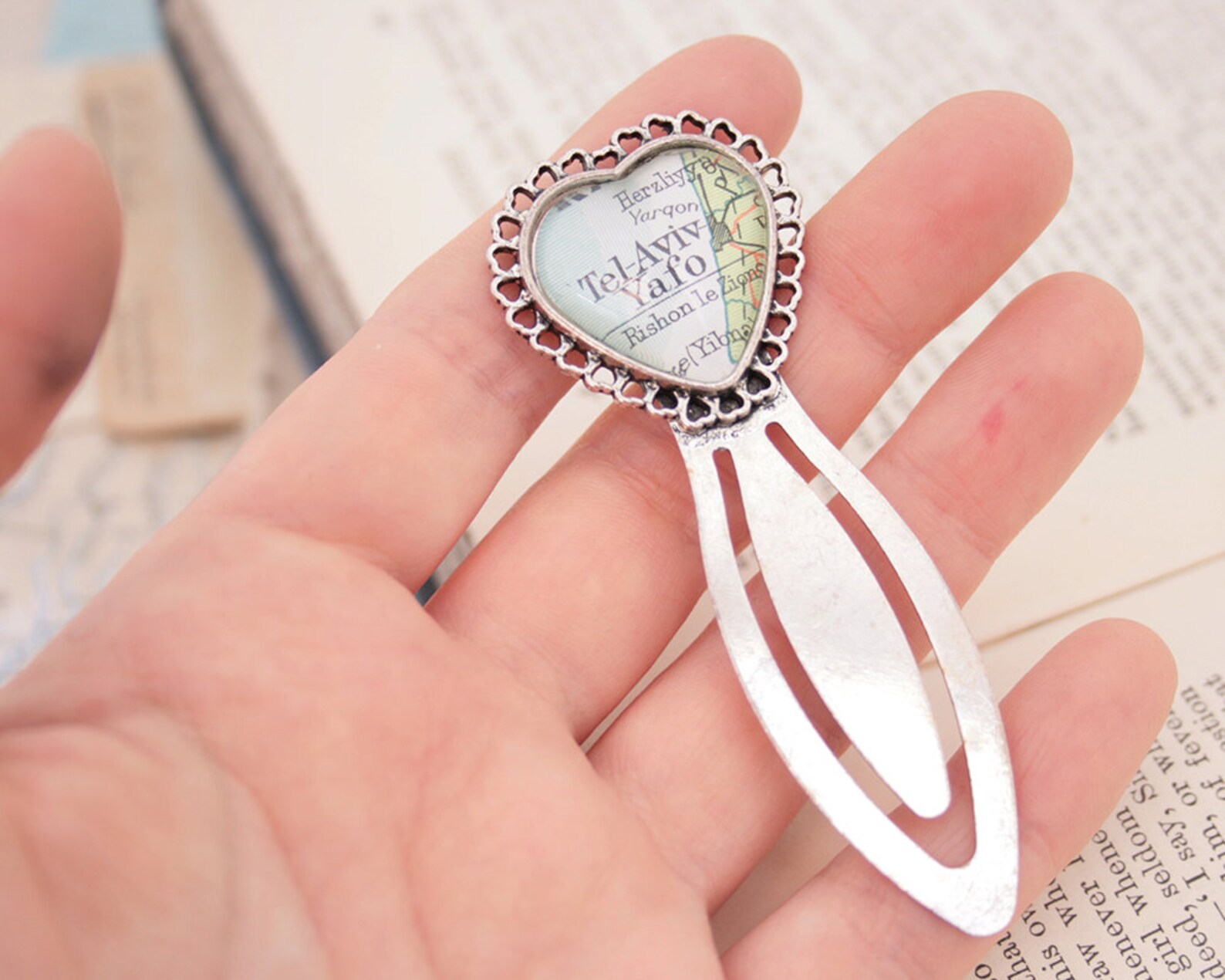 Map Bookmark With Custom Map Personalized Friendship Gifts - Etsy