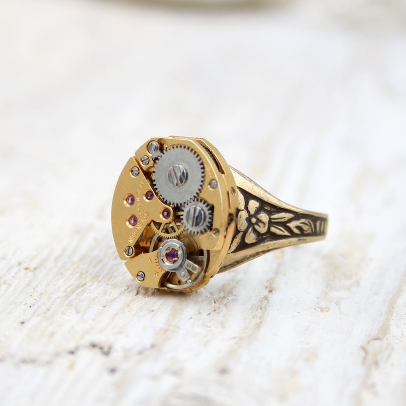 Steampunk Ring - Etsy