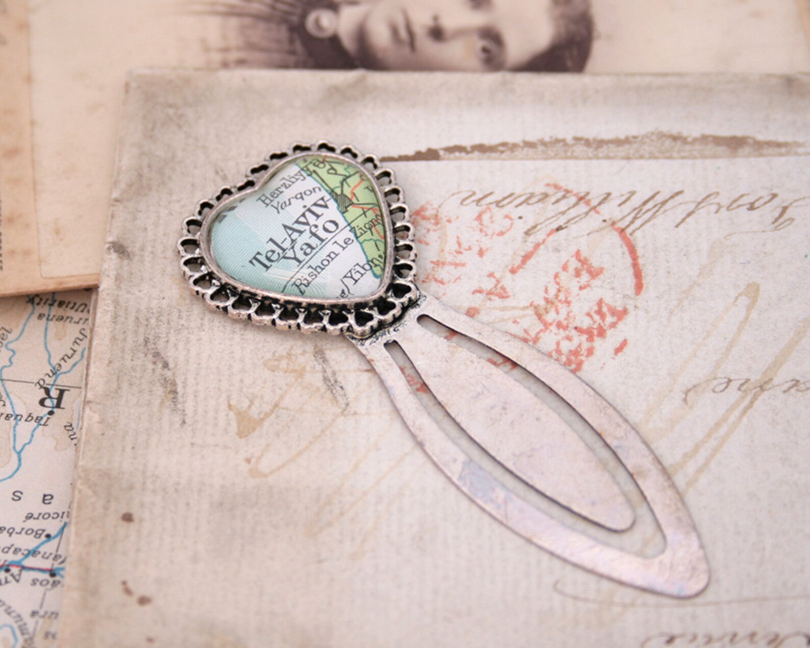 Map Bookmark With Custom Map Personalized Friendship Gifts - Etsy