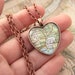 Custom Map Heart Necklace Personalized Jewelry Necklace Gifts for ...