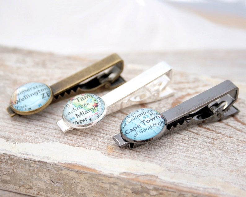 Aviation Tie Bar Custom Tie Clip With Pilot Charts - Etsy