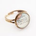 Map Ring Customized Ring Bronze Round Smal Vintage World Map - Etsy