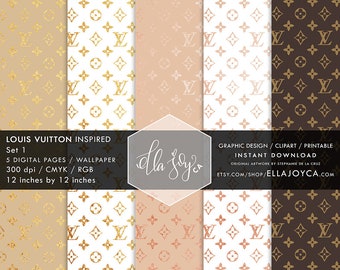 Louis vuitton paper | Etsy