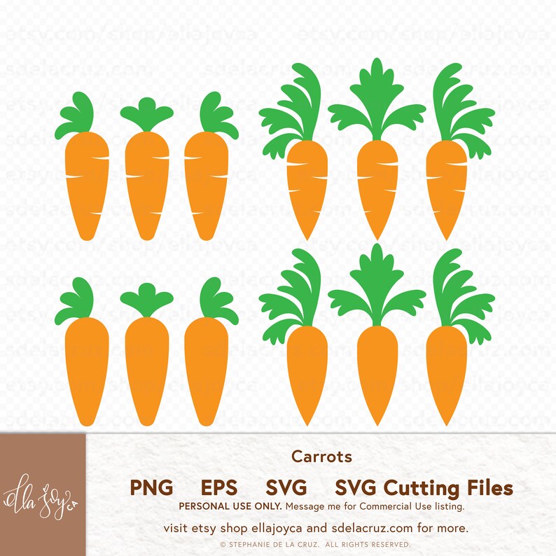 Carrot SVG, Easter SVG Easter Bunny Carrot Svg Png Easter Garland ...