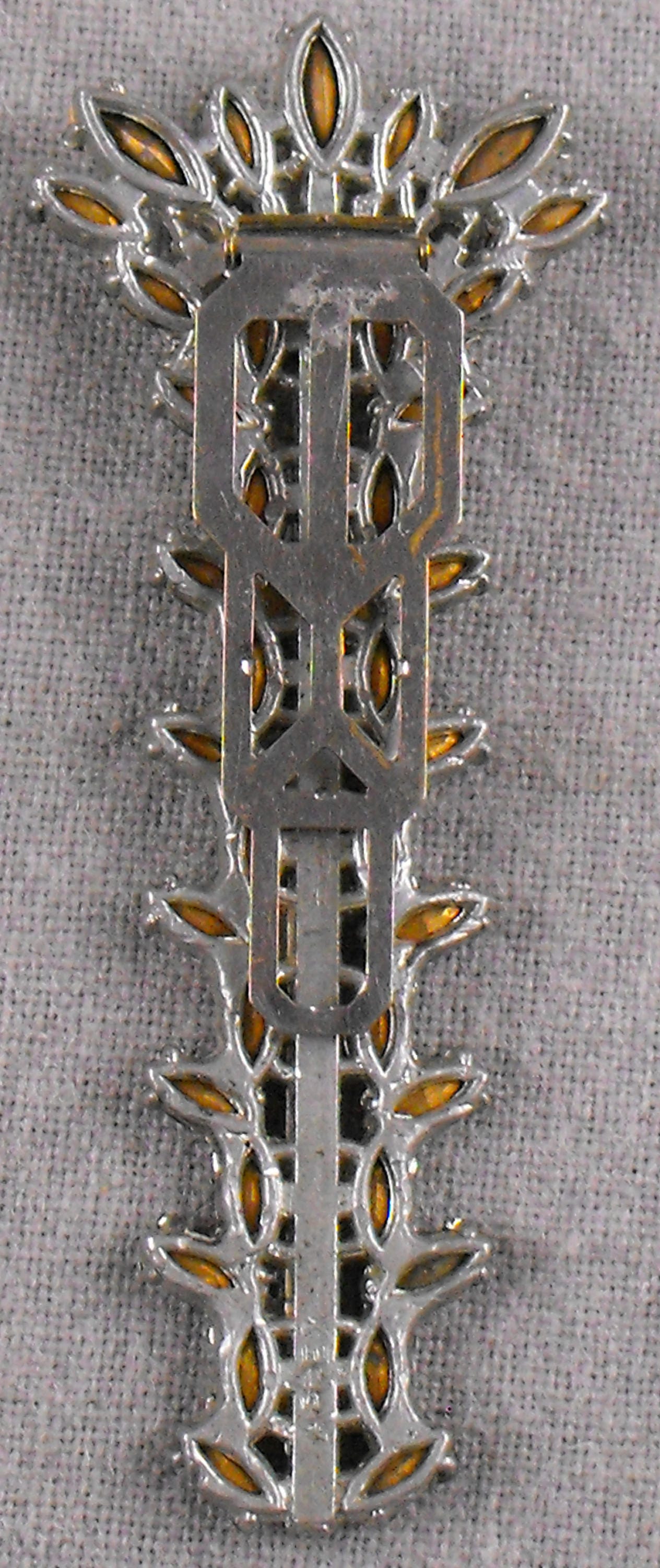 Vintage Signed Art Deco Ben Meltzer Dress Clip - Etsy