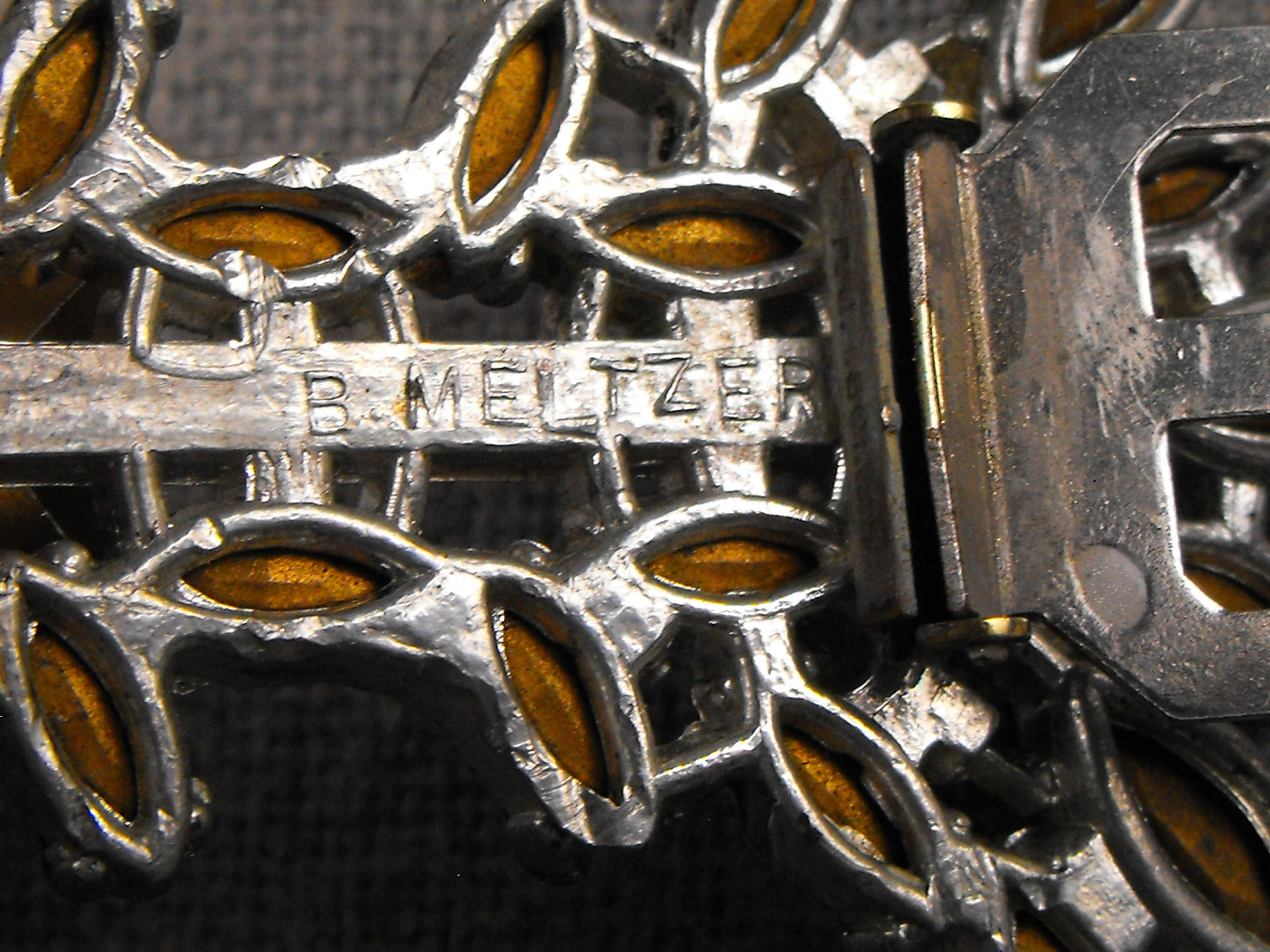 Vintage Signed Art Deco Ben Meltzer Dress Clip - Etsy