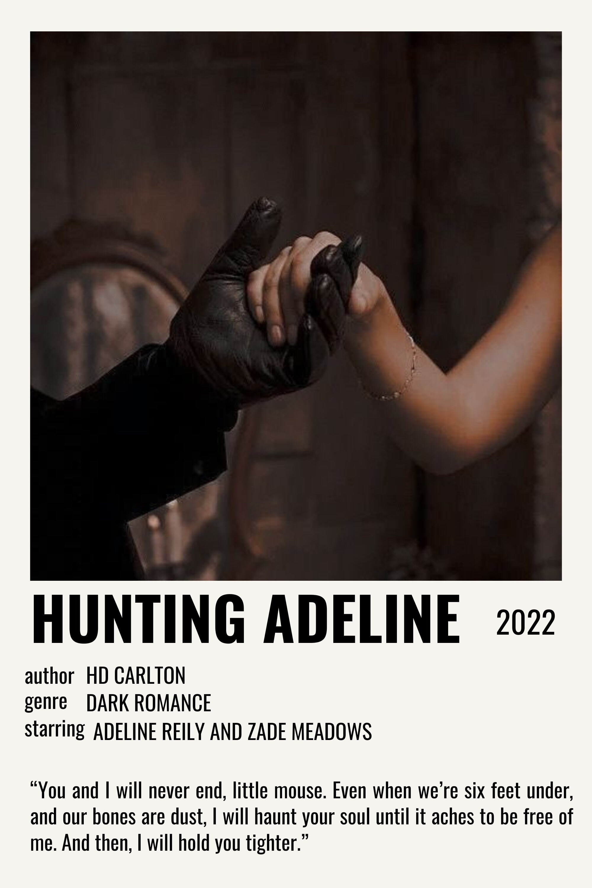 Hunting Adeline Inspired Movie Poster - Etsy
