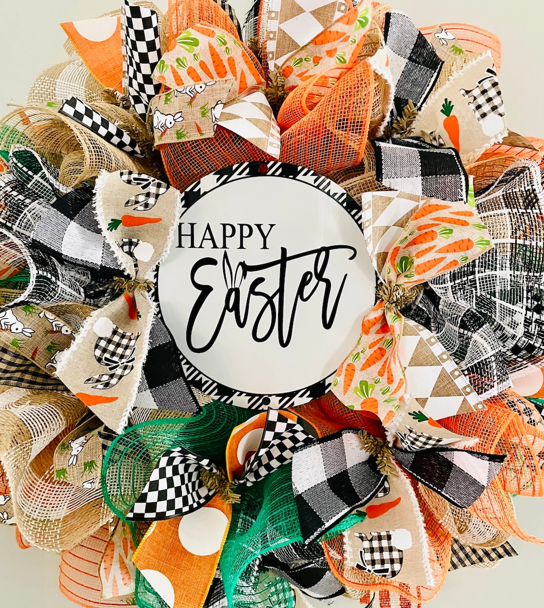 DIY Wreath Kit Happy Easter Wreath Kit - Etsy