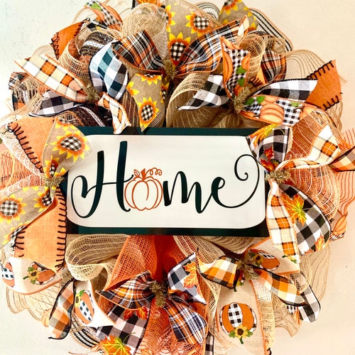 DIY Wreath Kit Fall Autumn Thankful Grateful Blessed Wreath - Etsy