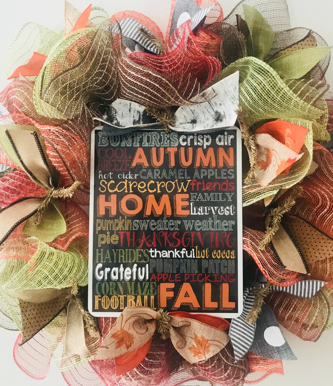 DIY Wreath Kit Fall Autumn Wreath Kit - Etsy