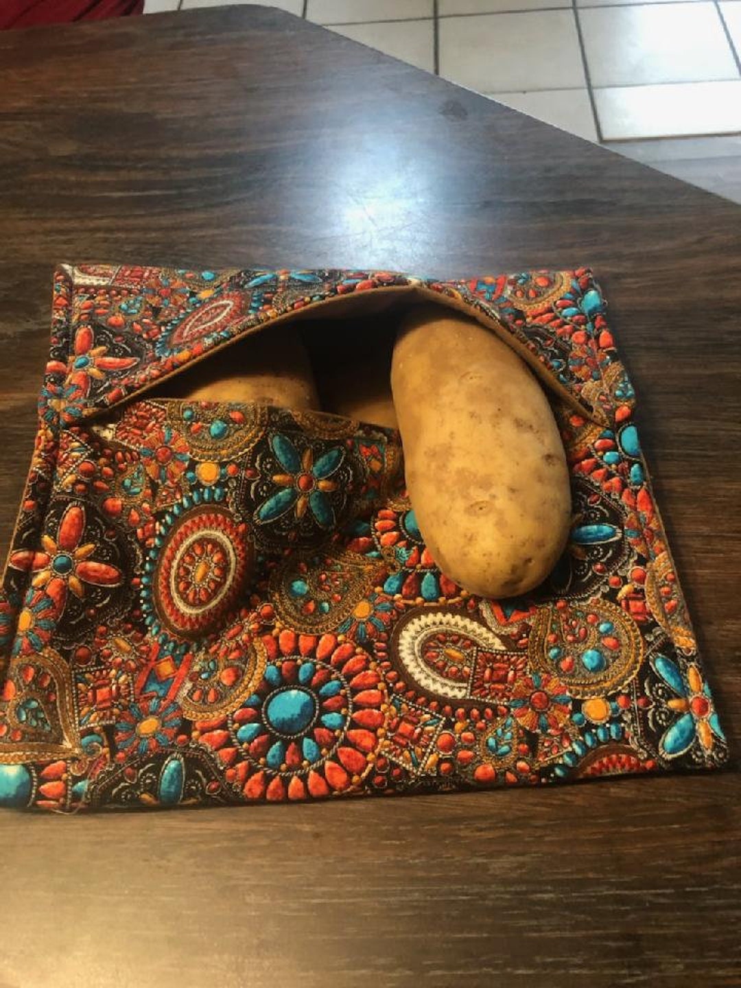 Baking Potato Bag - One of a Kind - Microwaveable - Pouch Style - Etsy