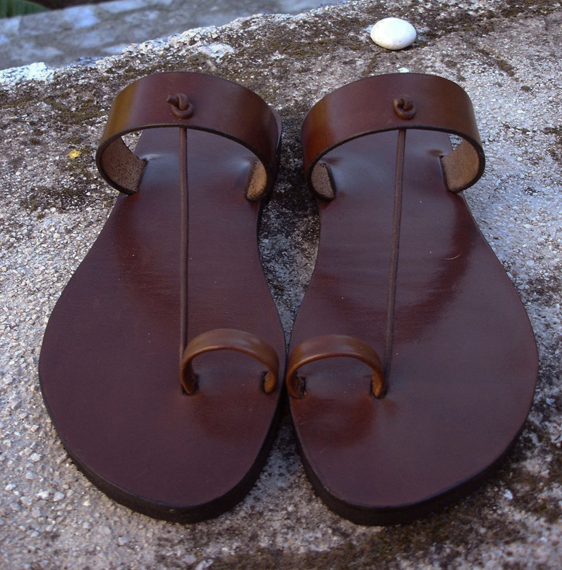 LEATHER SANDALS / Leather Handmade Sandals / Unisex Sandals / Female U ...