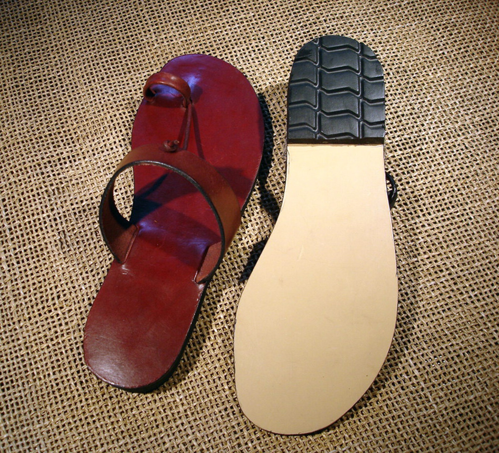 LEATHER SANDALS / Leather Handmade Sandals / Unisex Sandals / Female u ...