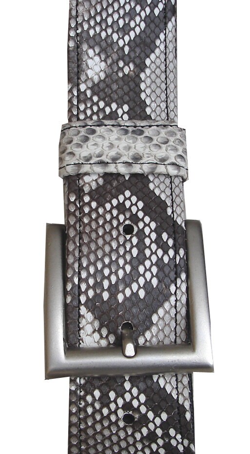 LEATHER HANDMADE BELT / Leather Belt / Python Belt / Belt - Etsy