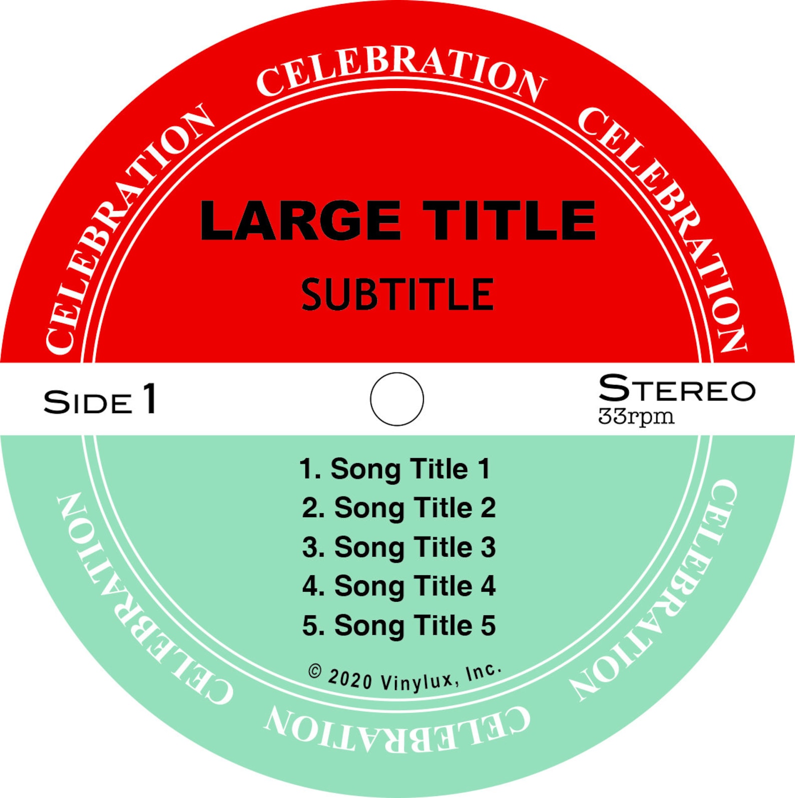 PERSONALIZED Authentic Framed Platinum Vinyl Record With Customized ...