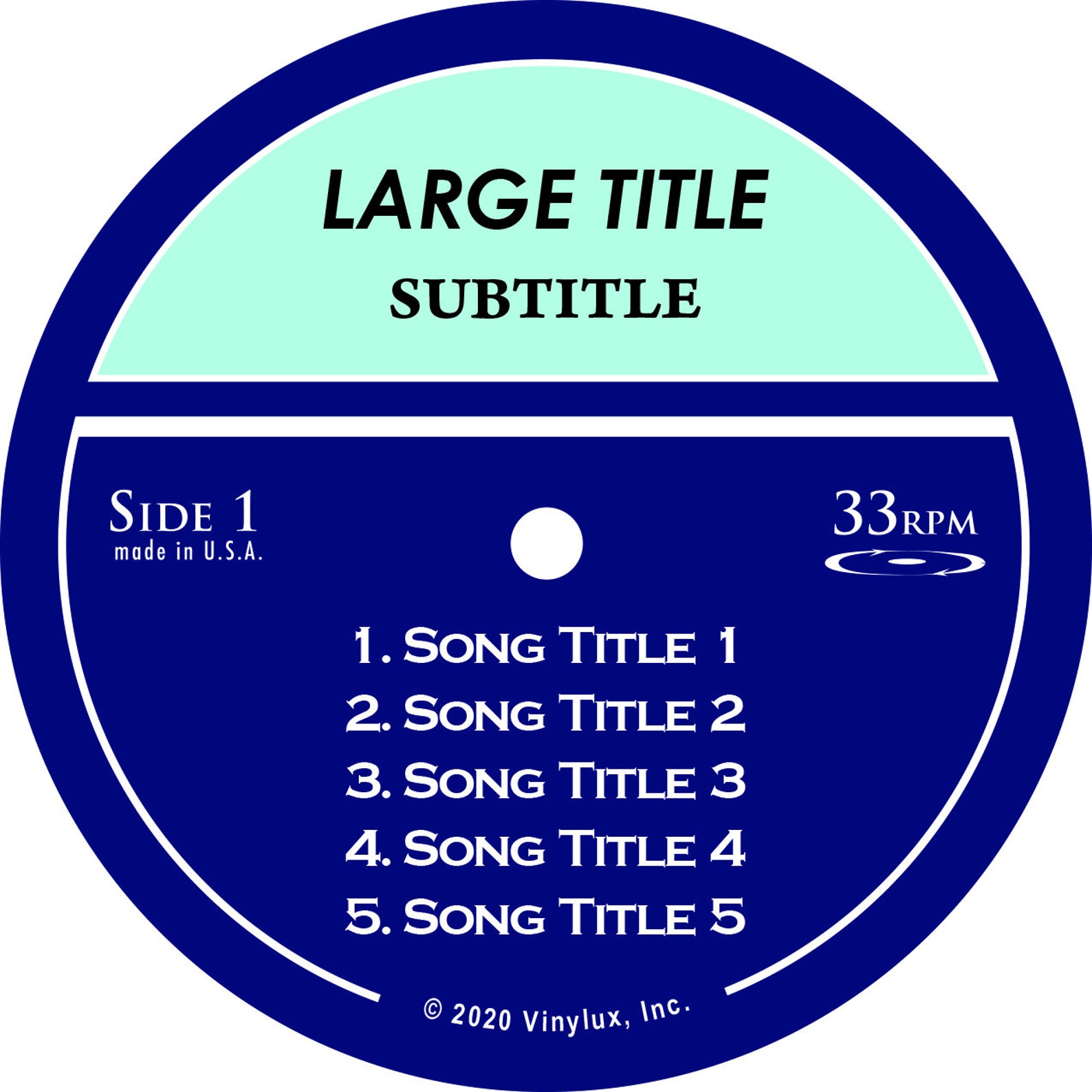 PERSONALIZED Authentic Framed Platinum Vinyl Record With Customized ...