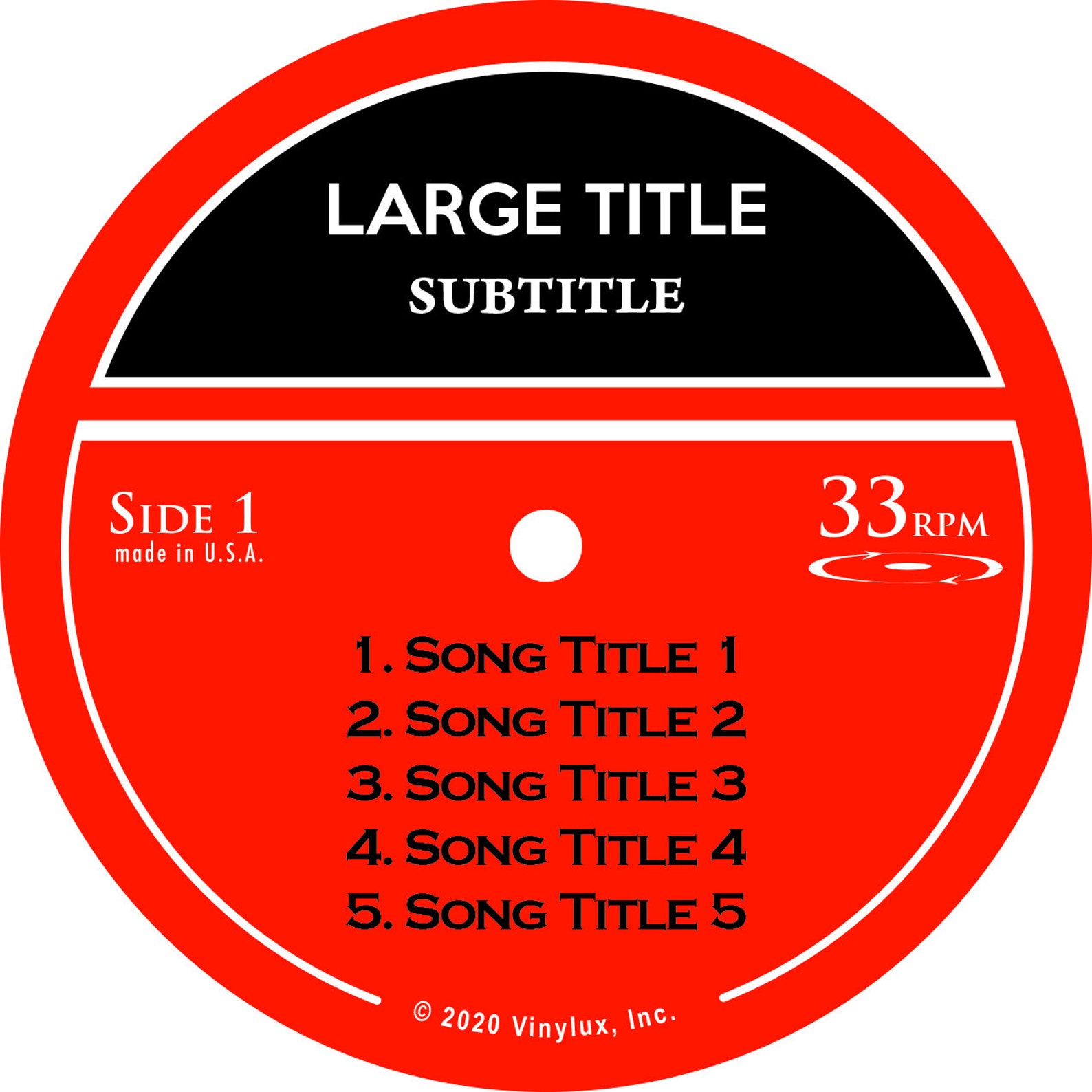 PERSONALIZED Authentic Framed Platinum Vinyl Record With Customized ...