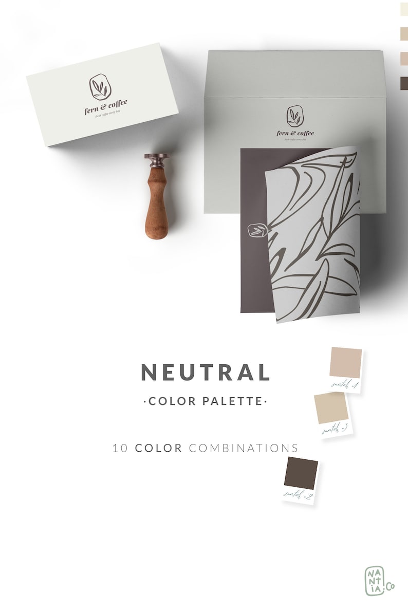 Neutral Color Palette Collection - Etsy