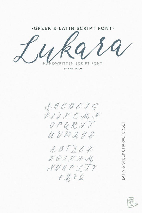 Signature Font Romantic Typeface Wedding Typeface | Etsy