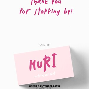 Typeface, Graphics, Graphic Design, Digital Product, Muri Font, Greek ...