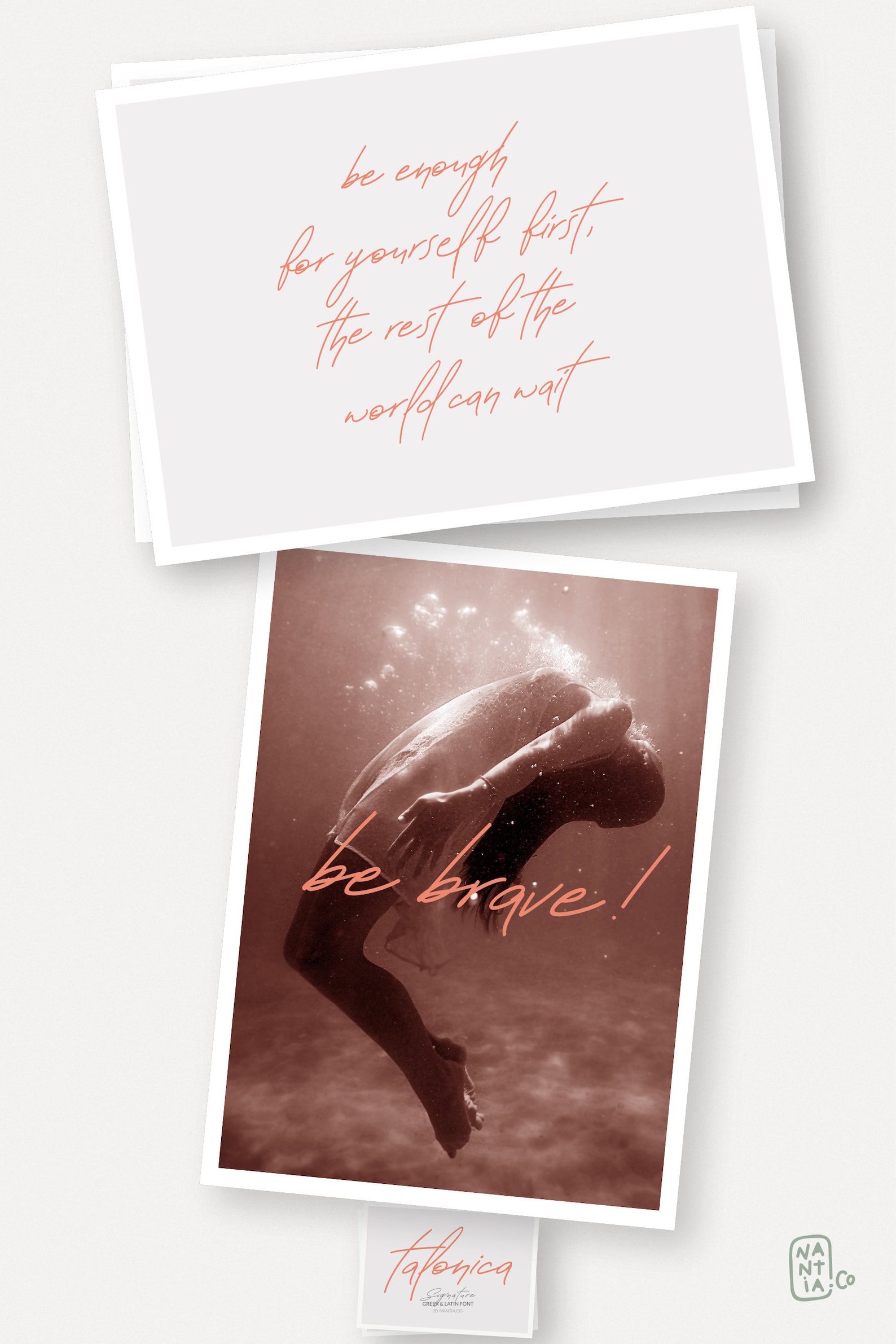 Greek Signature Font Talonica - Etsy