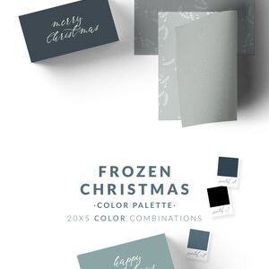Palette Blue, Frozen Christmas, Color Palette, Color Palette Adobe ...