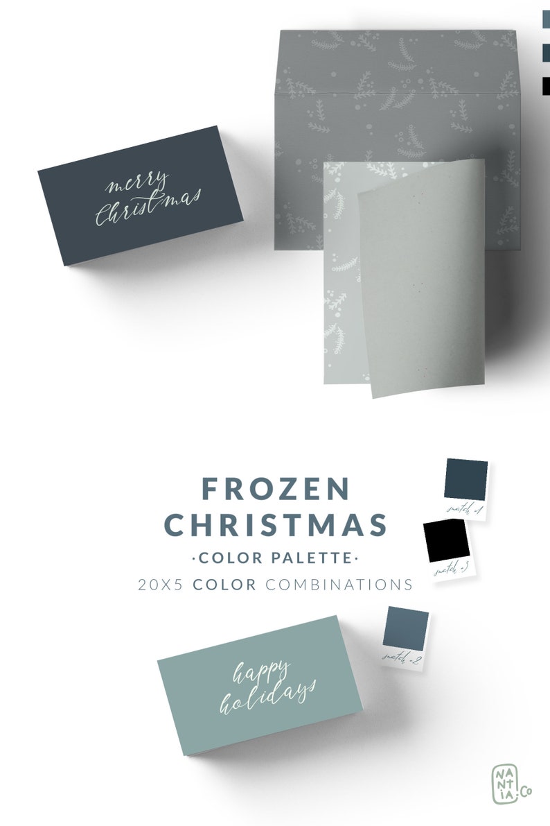 Palette Blue, Frozen Christmas, Color Palette, Color Palette Adobe ...