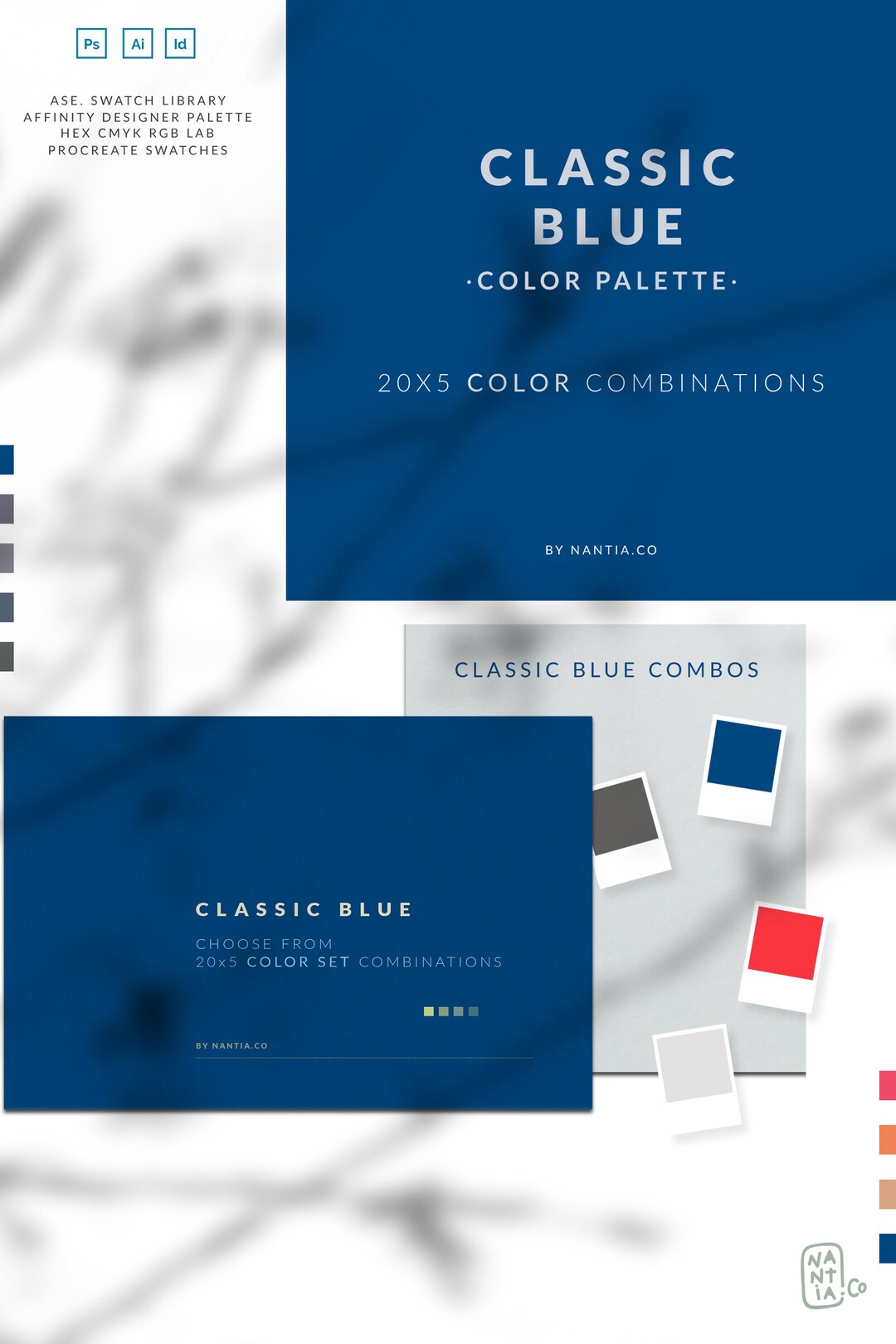 Classic Blue Color Palette Collection - Etsy