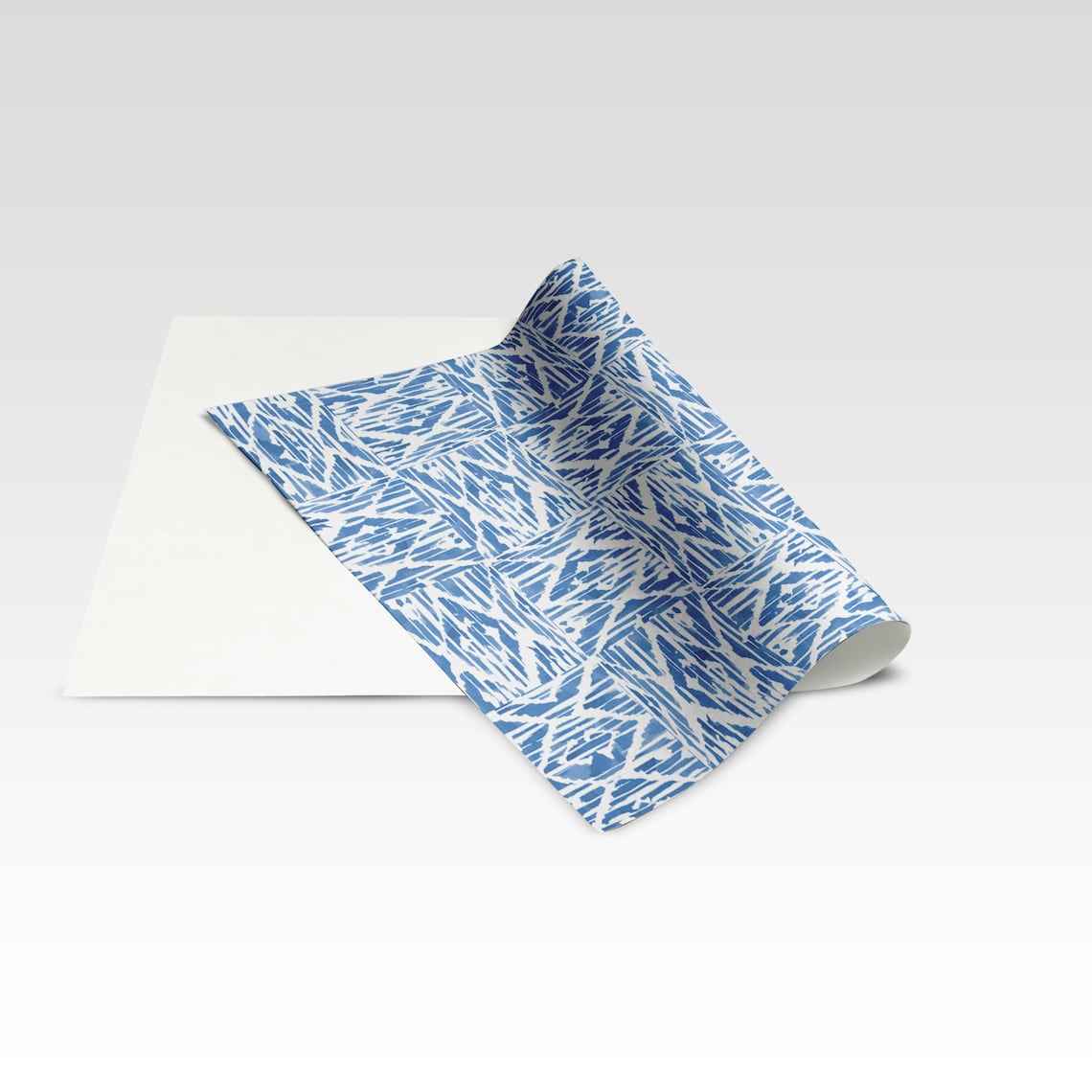 Shibori Wrapping Paper Indigo Pattern Gift Wrap Sheets 20 by - Etsy