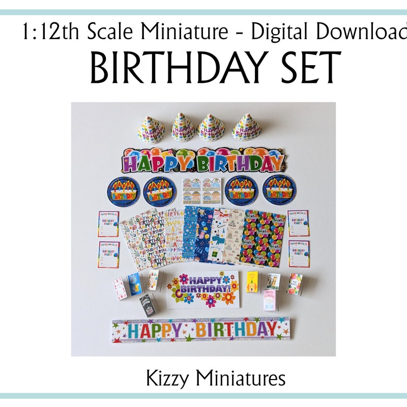 1/12th Scale Printable - Etsy
