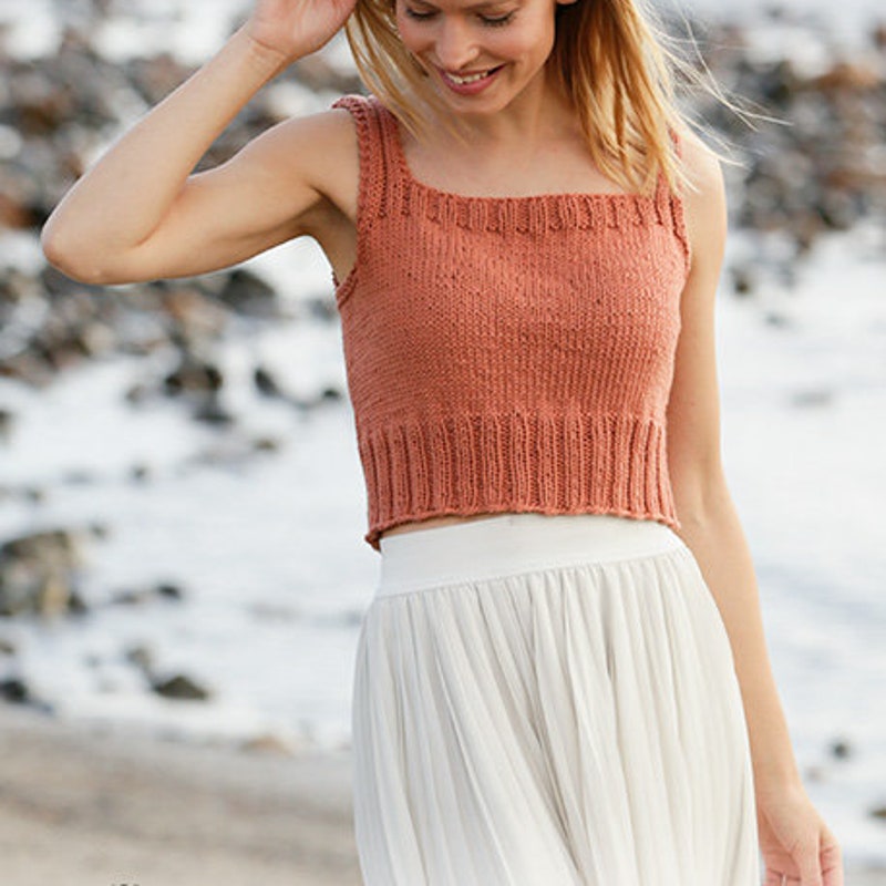 Hand Knit Tank Top - Etsy